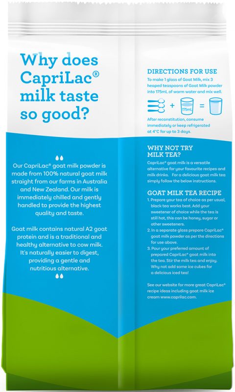 Goat Milk Powder 400g Bag | CapriLac®
