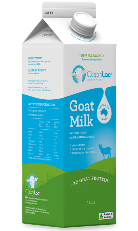 Fresh Goat Milk 1L Carton | CapriLac®